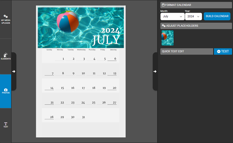 Free Calendar Templates - Use our Calendar Maker to download any month ...